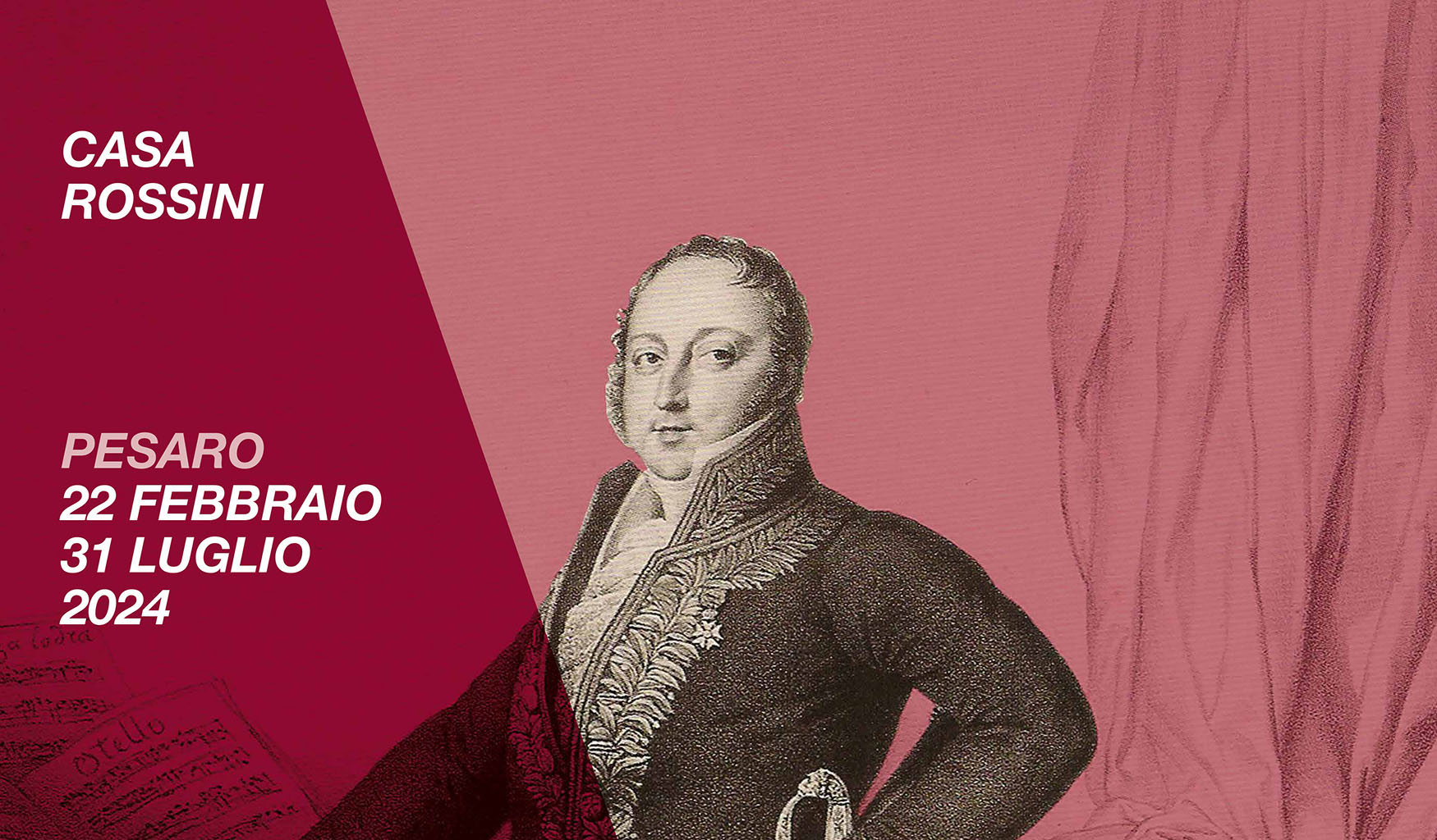 RITRATTI ROSSINIANI in mostra a Casa Rossini - Museo Nazionale Rossini