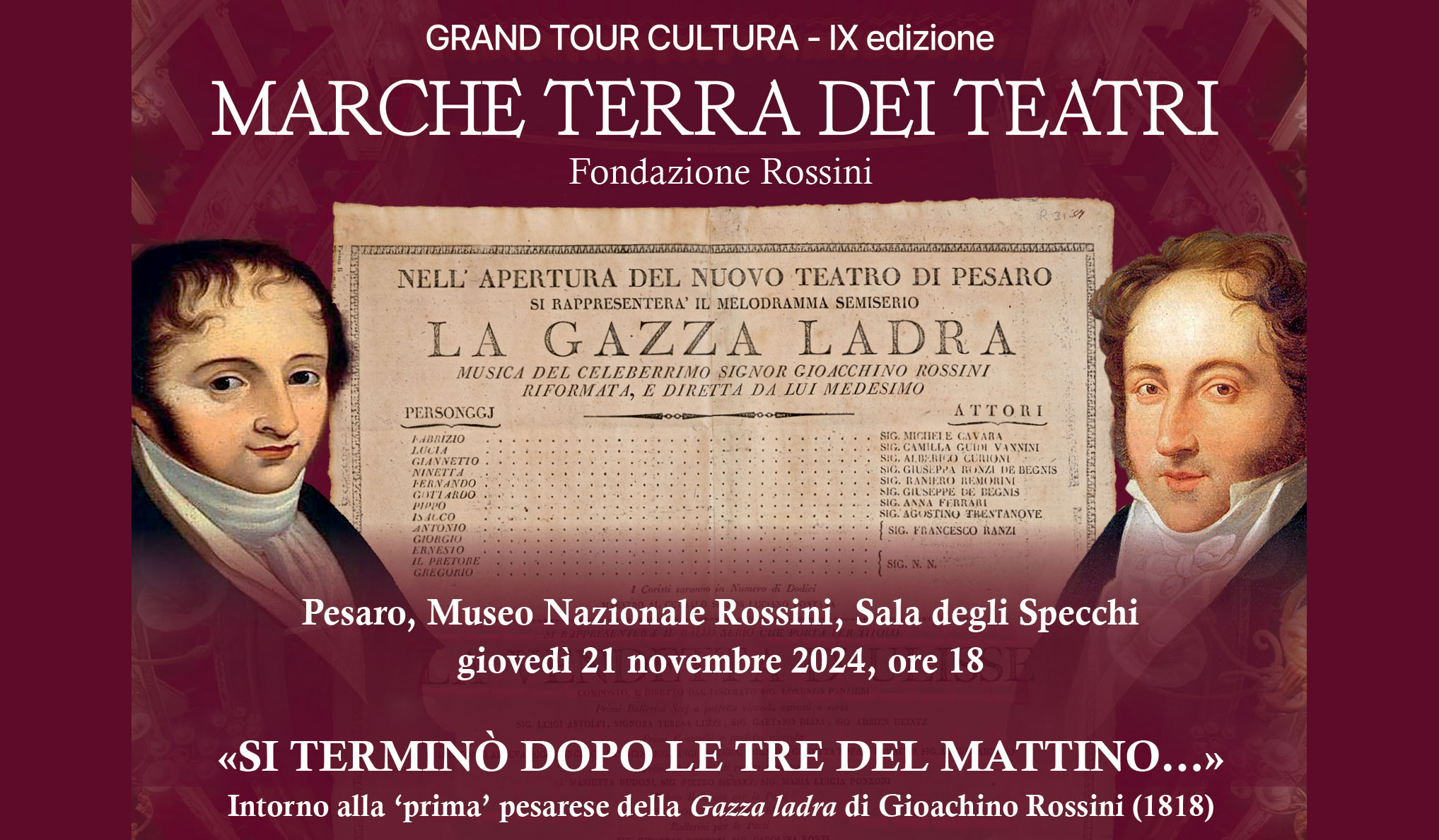 Grand Tour Cultura con la Fondazione Rossini - Museo Nazionale Rossini